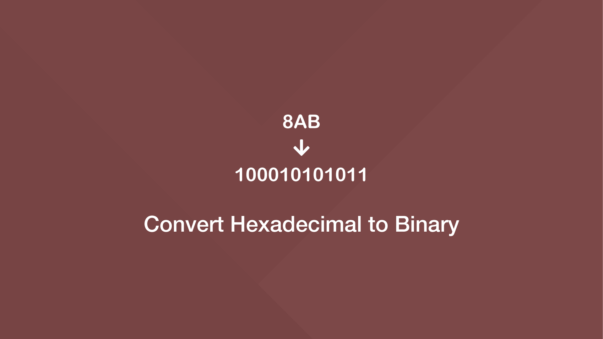How To Convert Hexadecimal To Binary In Python SkillSugar