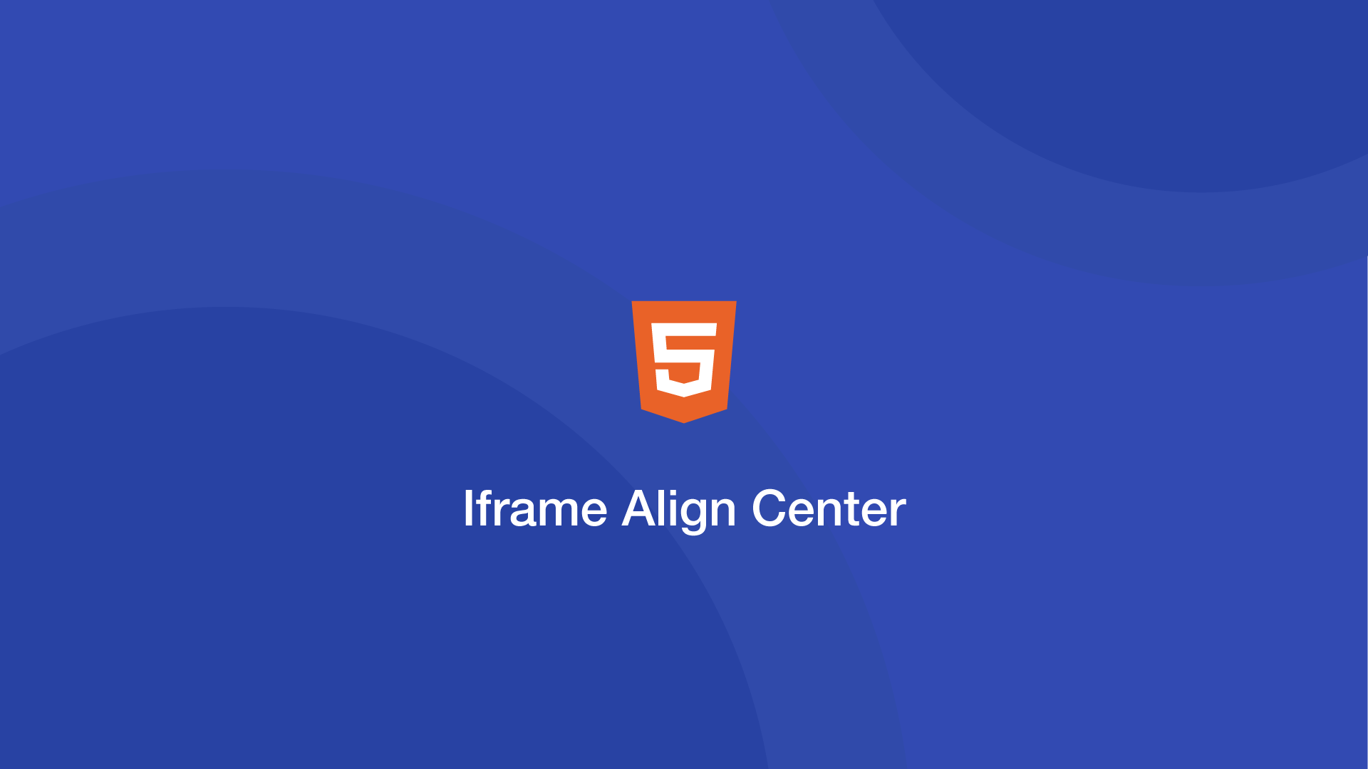 Iframe Align Center SkillSugar