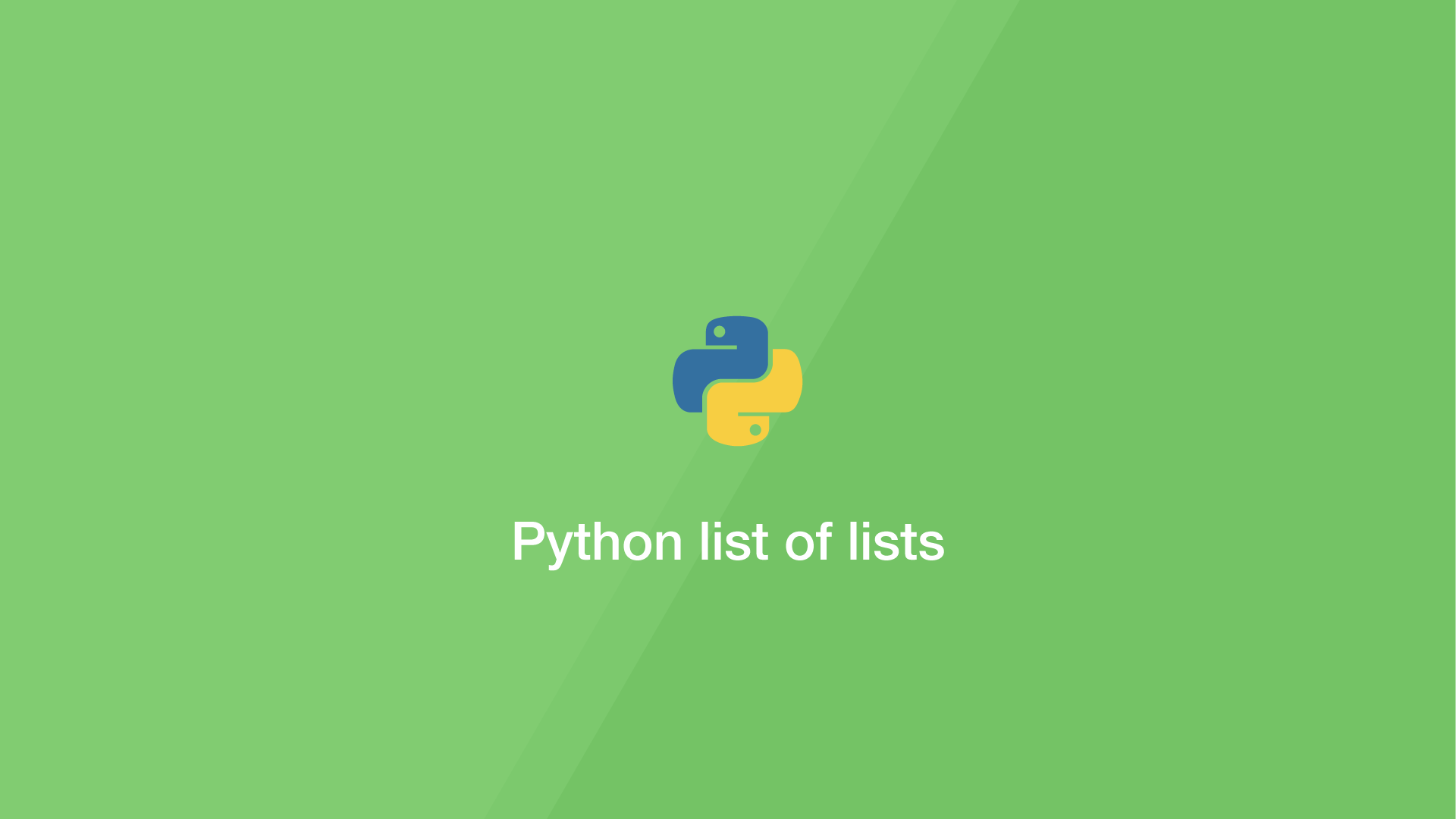 Python List Of Lists SkillSugar
