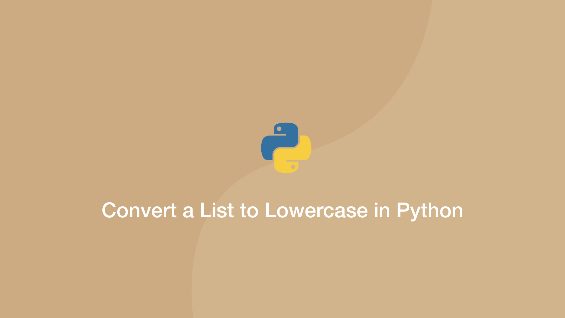 Convert A List To Lowercase In Python SkillSugar