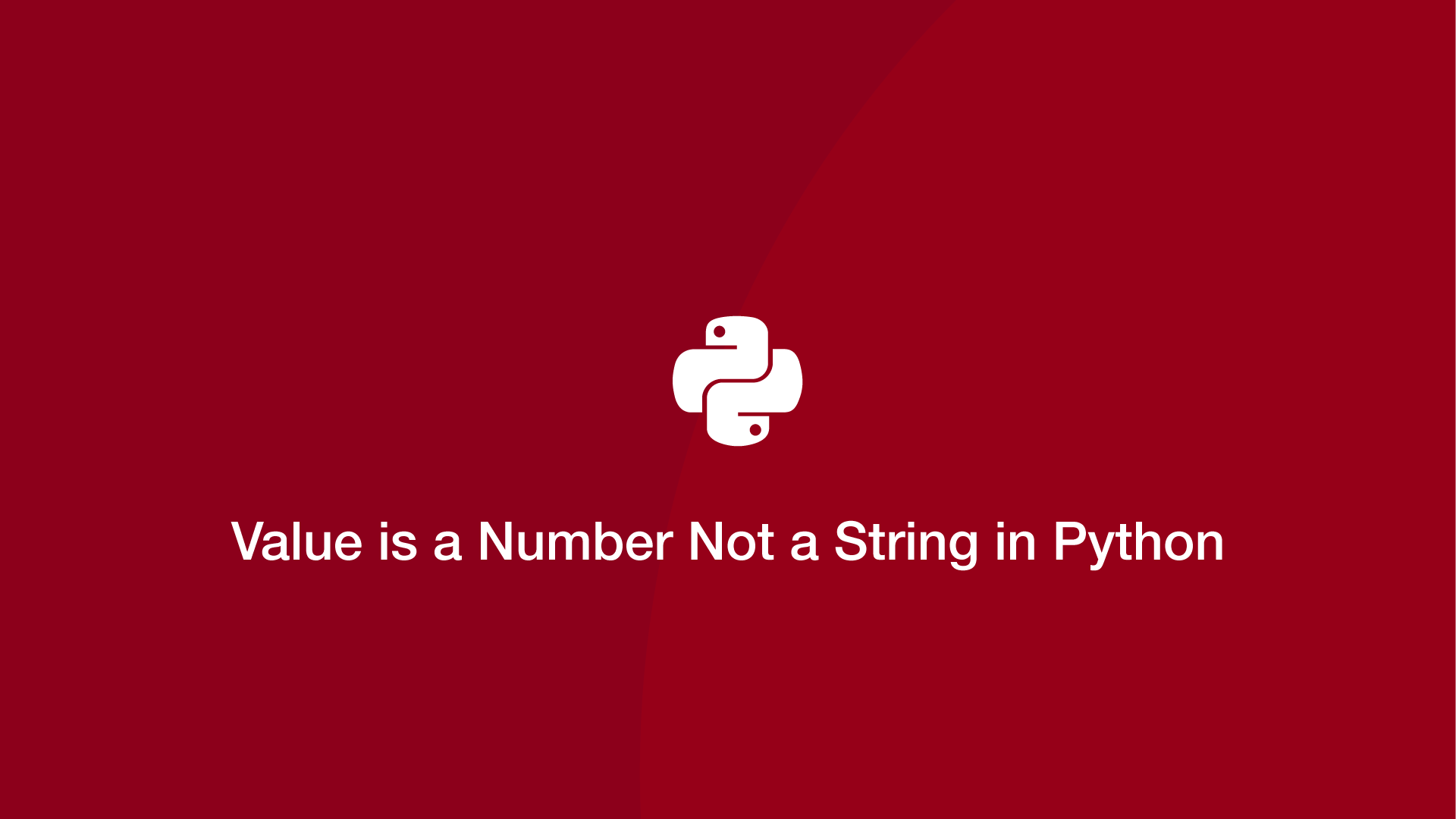 Check If A Value Is A Number Not A String In Python SkillSugar
