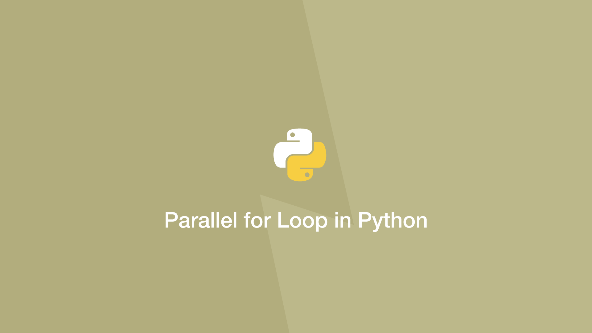Parallel For Loop In Python SkillSugar