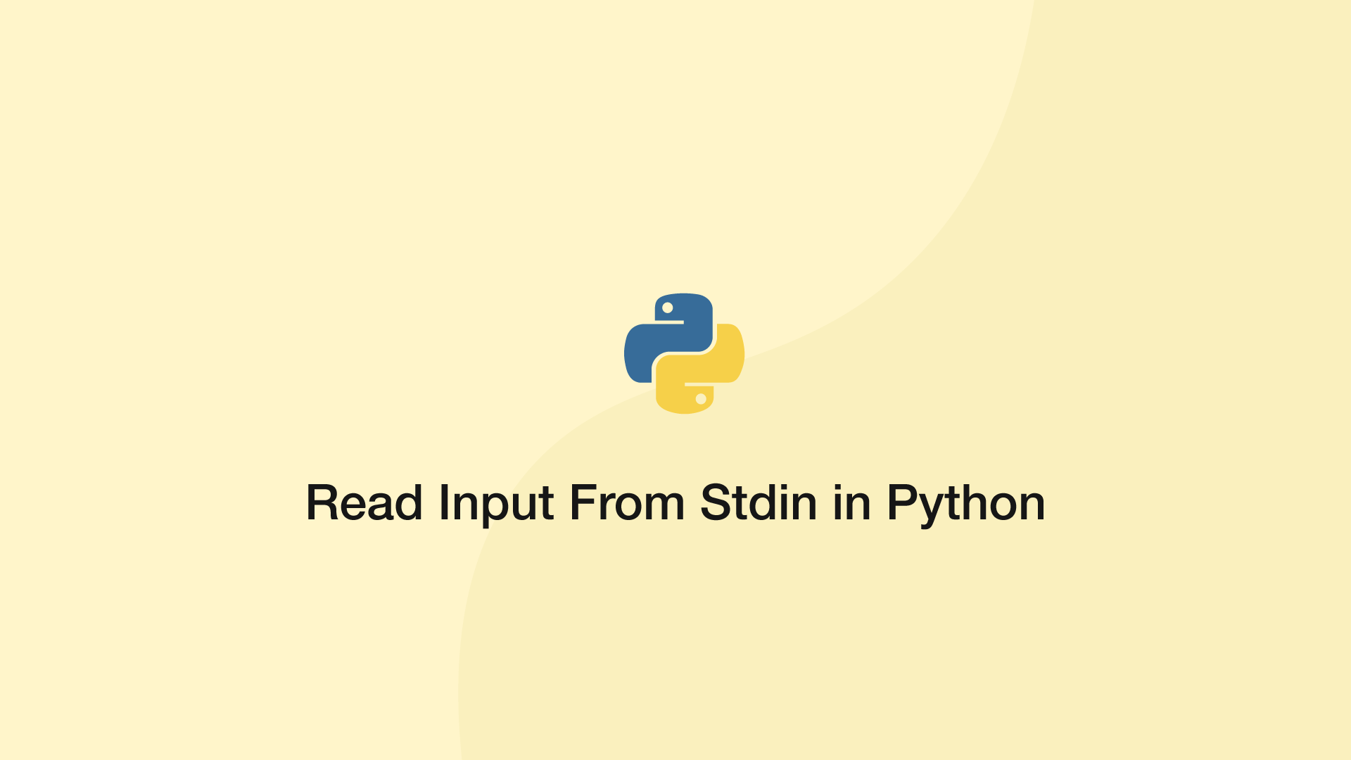 Read Input From Stdin In Python SkillSugar