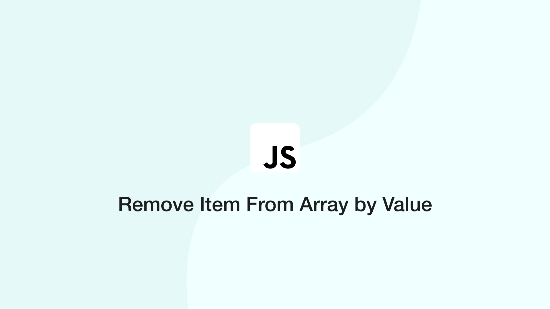 Remove Item From Array By Value In JavaScript SkillSugar