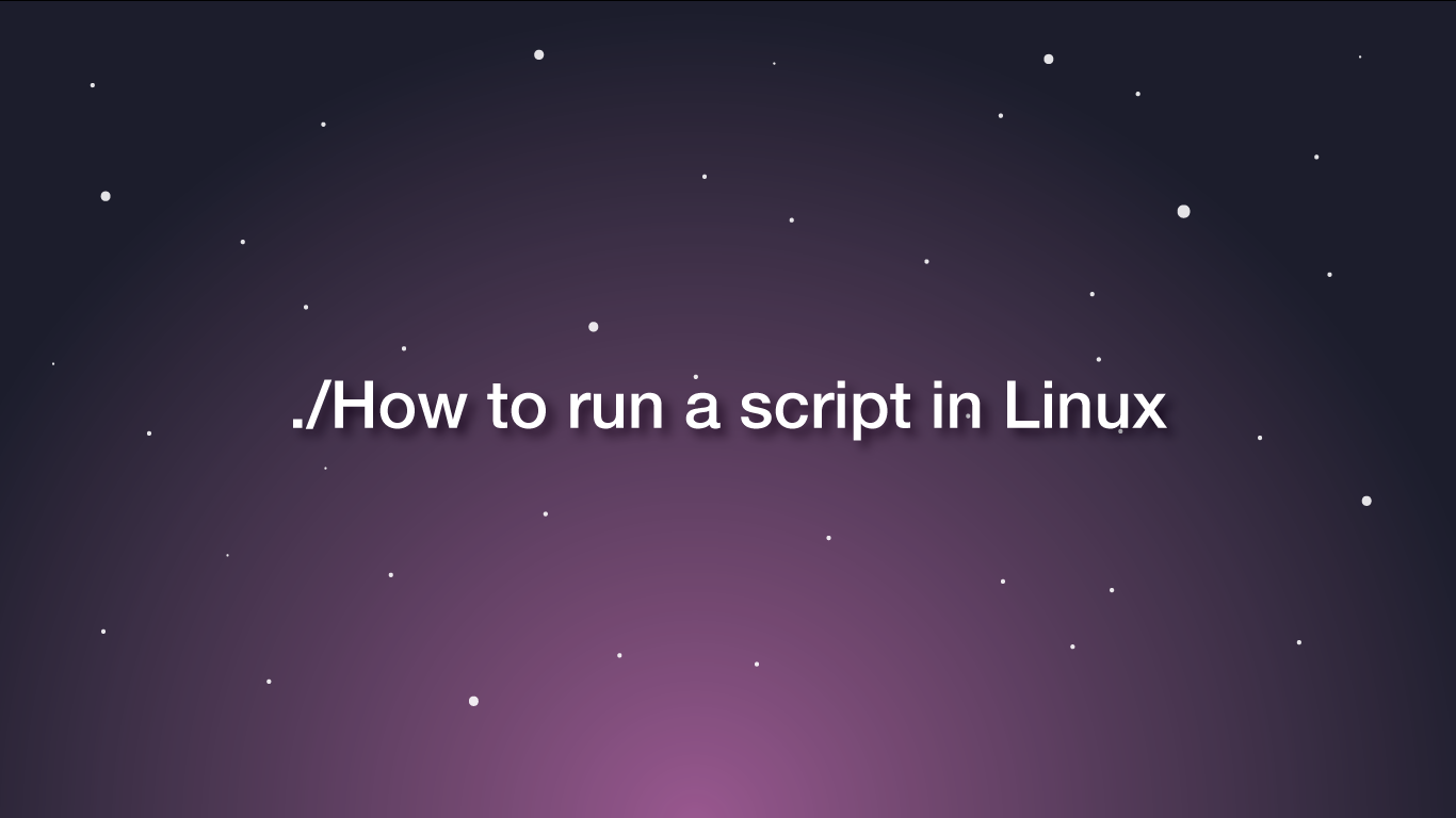 How To Run A Script In Linux Command Line SkillSugar How To Run A Script In Linux Command Line SkillSugar